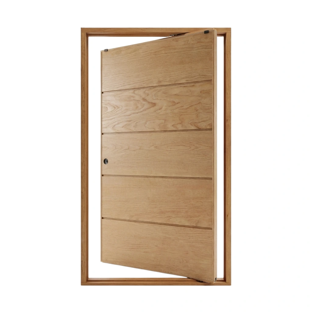 Mind-Blowing Pivot Entrance Door: Eminent Titan Design